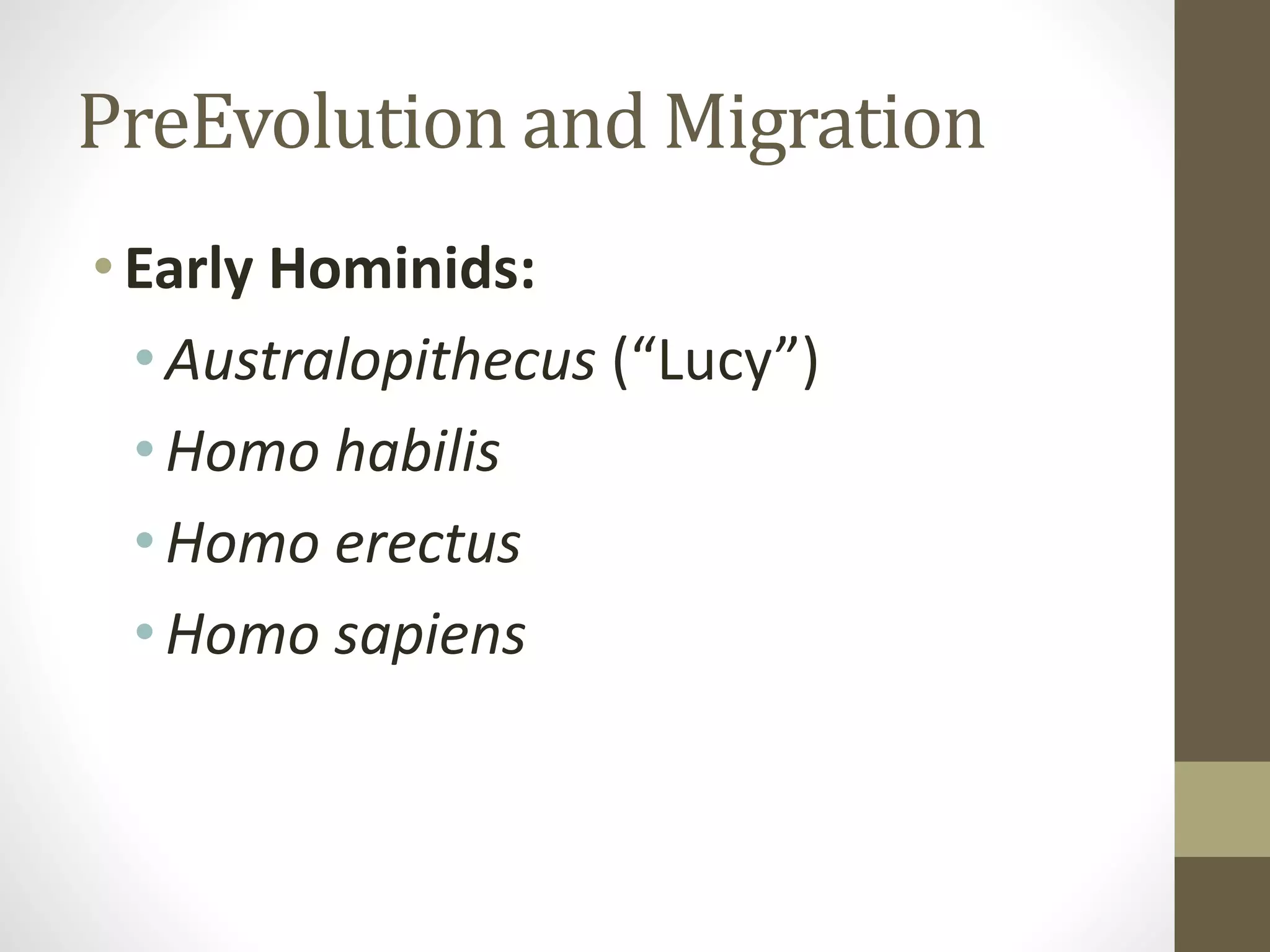 1 earliest human societies | PPTX | Geography | Science