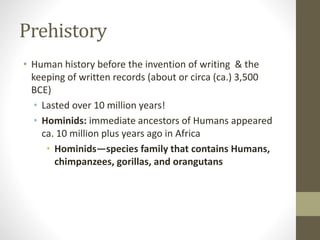 1 earliest human societies | PPTX | Geography | Science