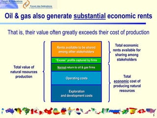 Economic rents from oil and gas | PPTX