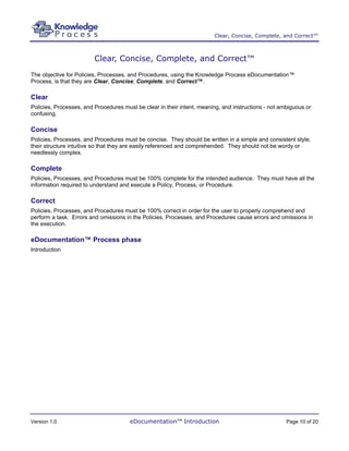 1. eDocumentation Process Introduction Phase | PDF
