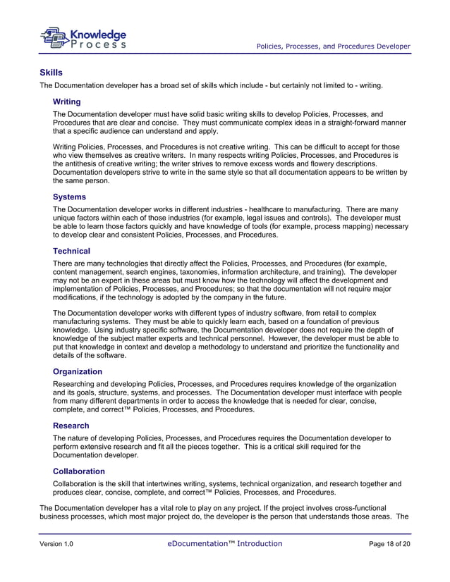 1. eDocumentation Process Introduction Phase | PDF
