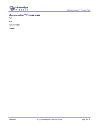 1. eDocumentation Process Introduction Phase | PDF