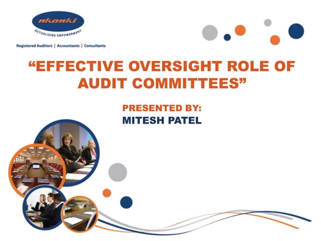 Effective oversight role of audit committees | PPTX