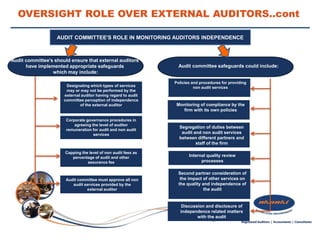 Effective oversight role of audit committees | PPTX
