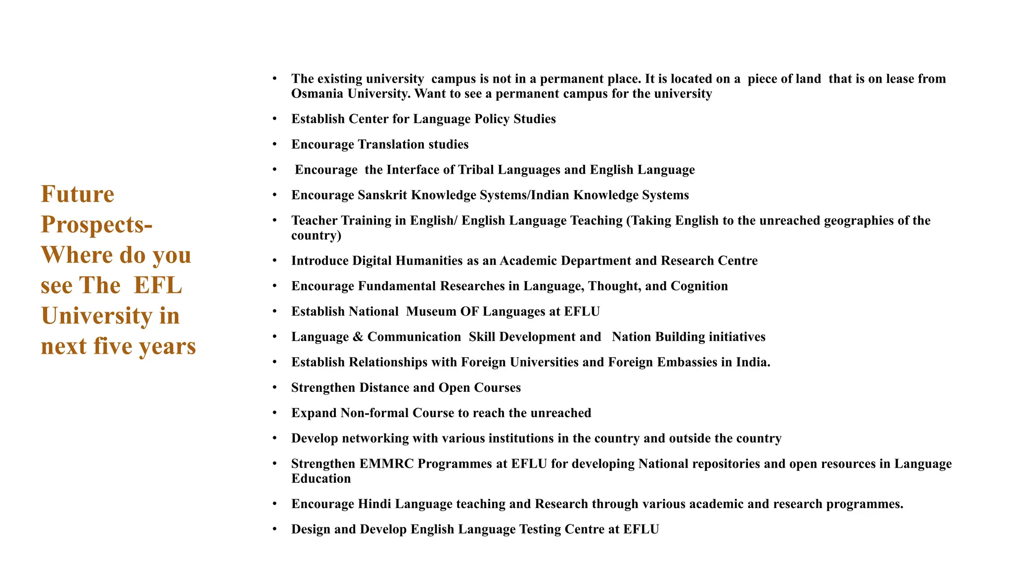 1-EFLU- Presentation.pptx english and foreign languages university | PPTX