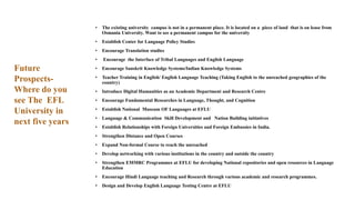1-EFLU- Presentation.pptx english and foreign languages university | PPT