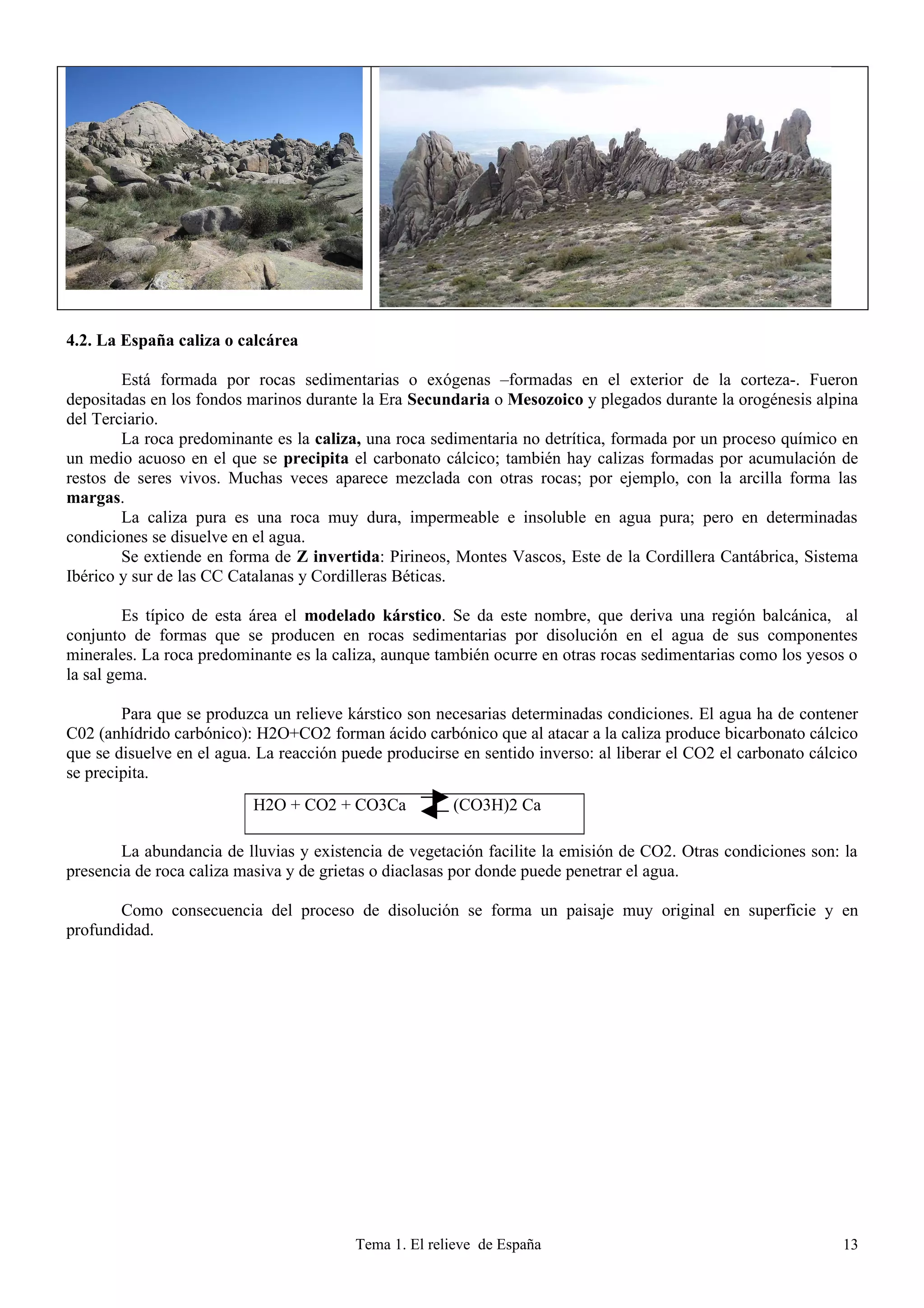 1. el relieve de españa i | DOC