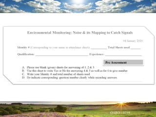 Environmental Monitoring Lecture Series | PPT