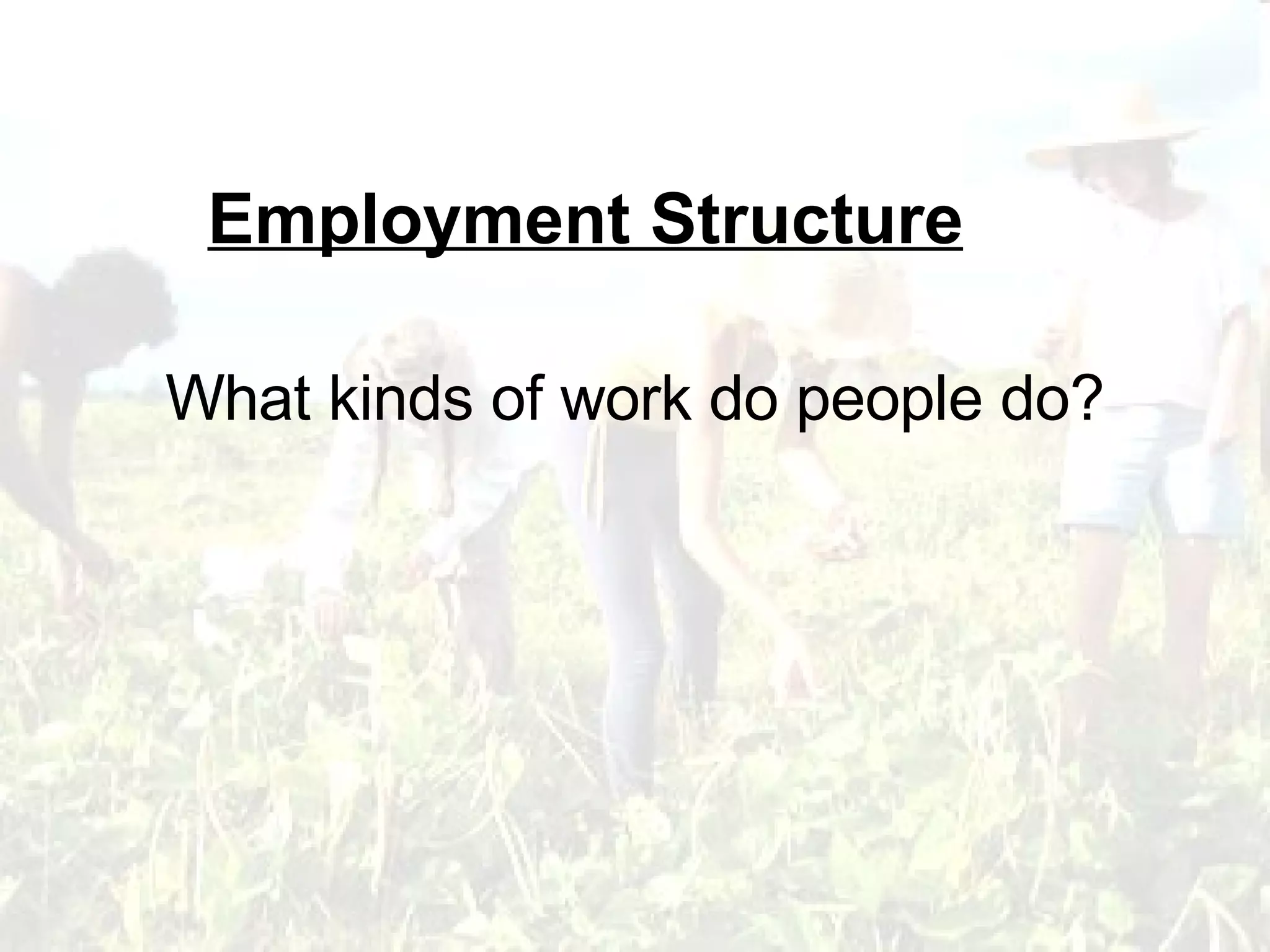 1 - Employment Structure | PPT