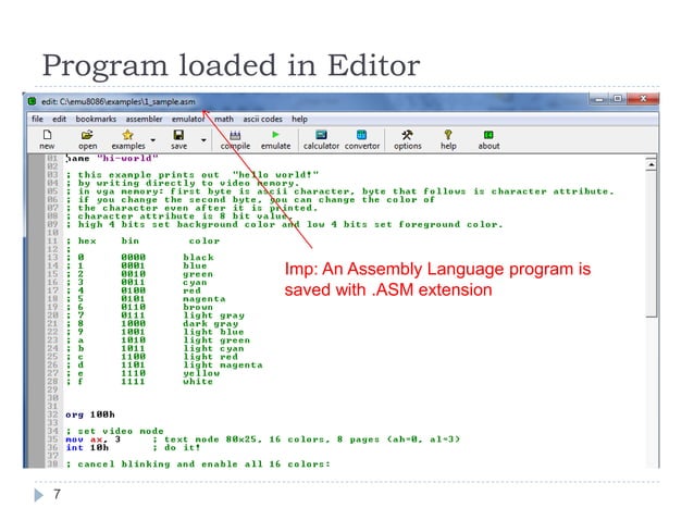 Introduction To EMU | PPTX | Programming Languages | Computing