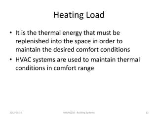 Energy transfer and heat load analysis | PPTX
