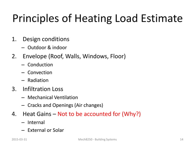 Energy transfer and heat load analysis | PPTX | Weather | Science