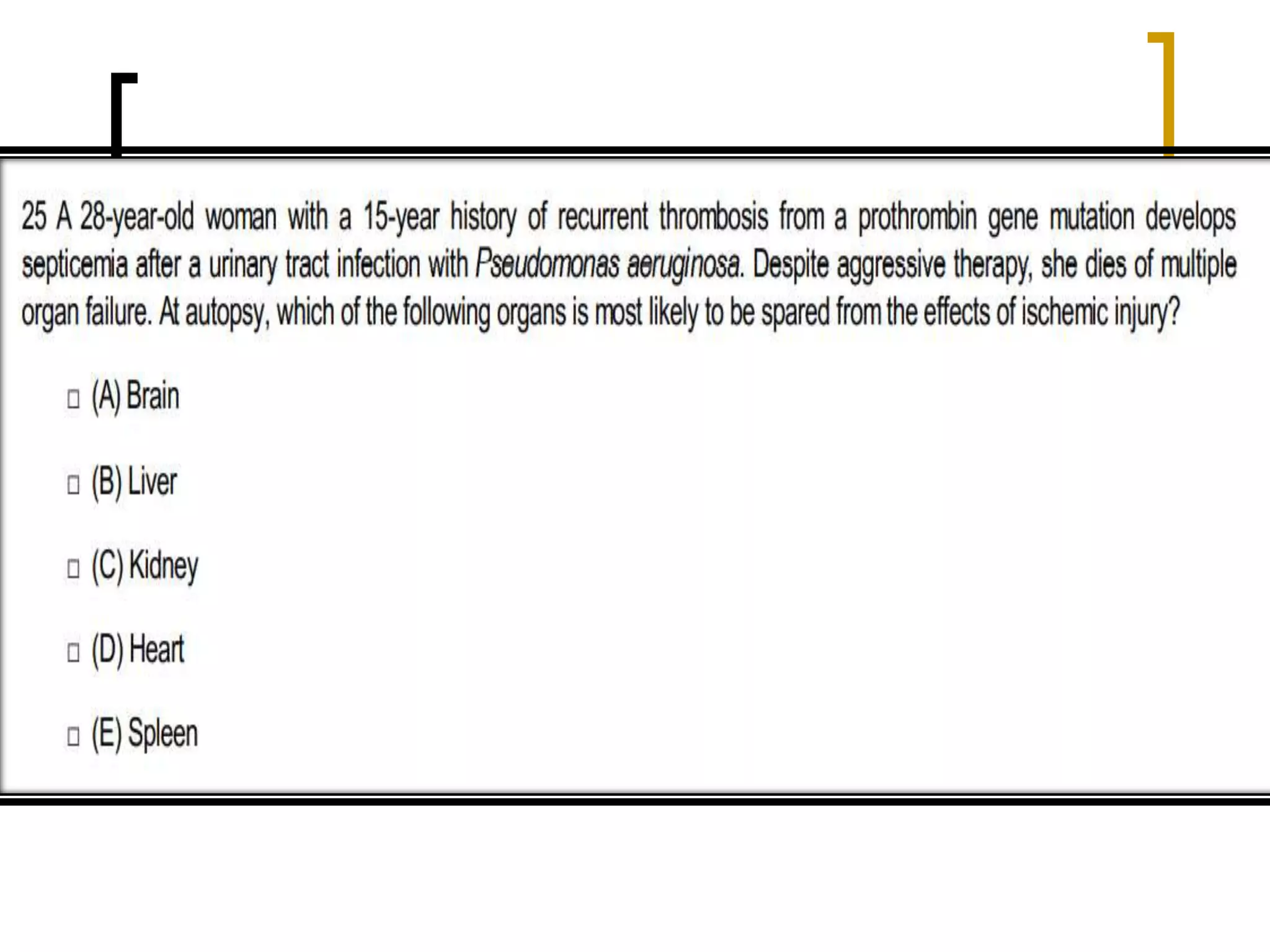MCQs Hemodynamic Disorders, Thromboembolic Disease & Shock by DR ...