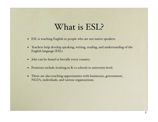 ESL | PPT