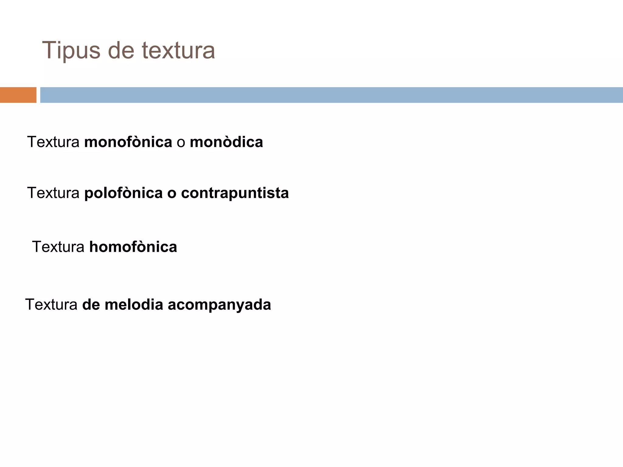 Música ESO - La textura | PPTX