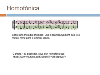 Música ESO - La textura | PPTX