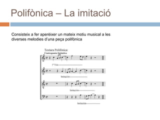 Música ESO - La textura | PPTX