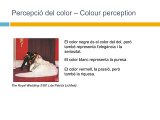 1 ESO - Visual i plàstica- La percepció del color | PPTX