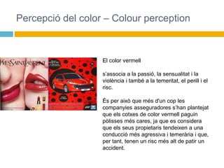 1 ESO - Visual i plàstica- La percepció del color | PPTX