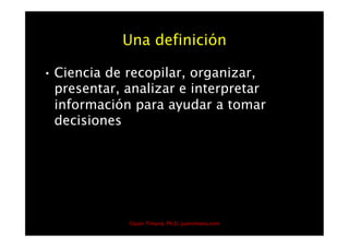 1 Estadistica y La Gerencia | PDF