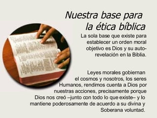 1 Etica Pastor Y Deber Humano | PPT