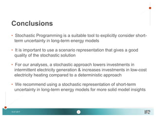 Short-term uncertainty in long-term energy models | PPT