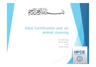Halal Certification and on animal stunning | PDF