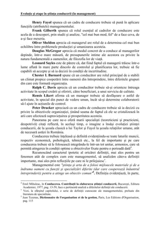 1 Evolutie Si Etape In Stiinta Conducerii (In Management) | PDF