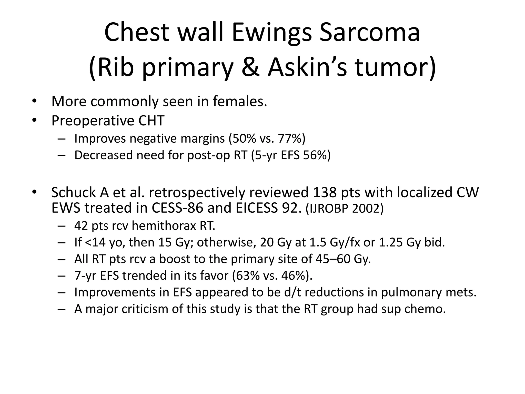 Ewing's sarcoma | PPTX