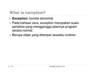 1 exception handling | PDF