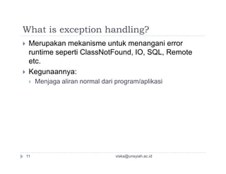 1 exception handling | PDF