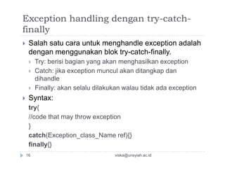 1 exception handling | PDF