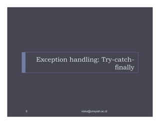 1 exception handling | PDF