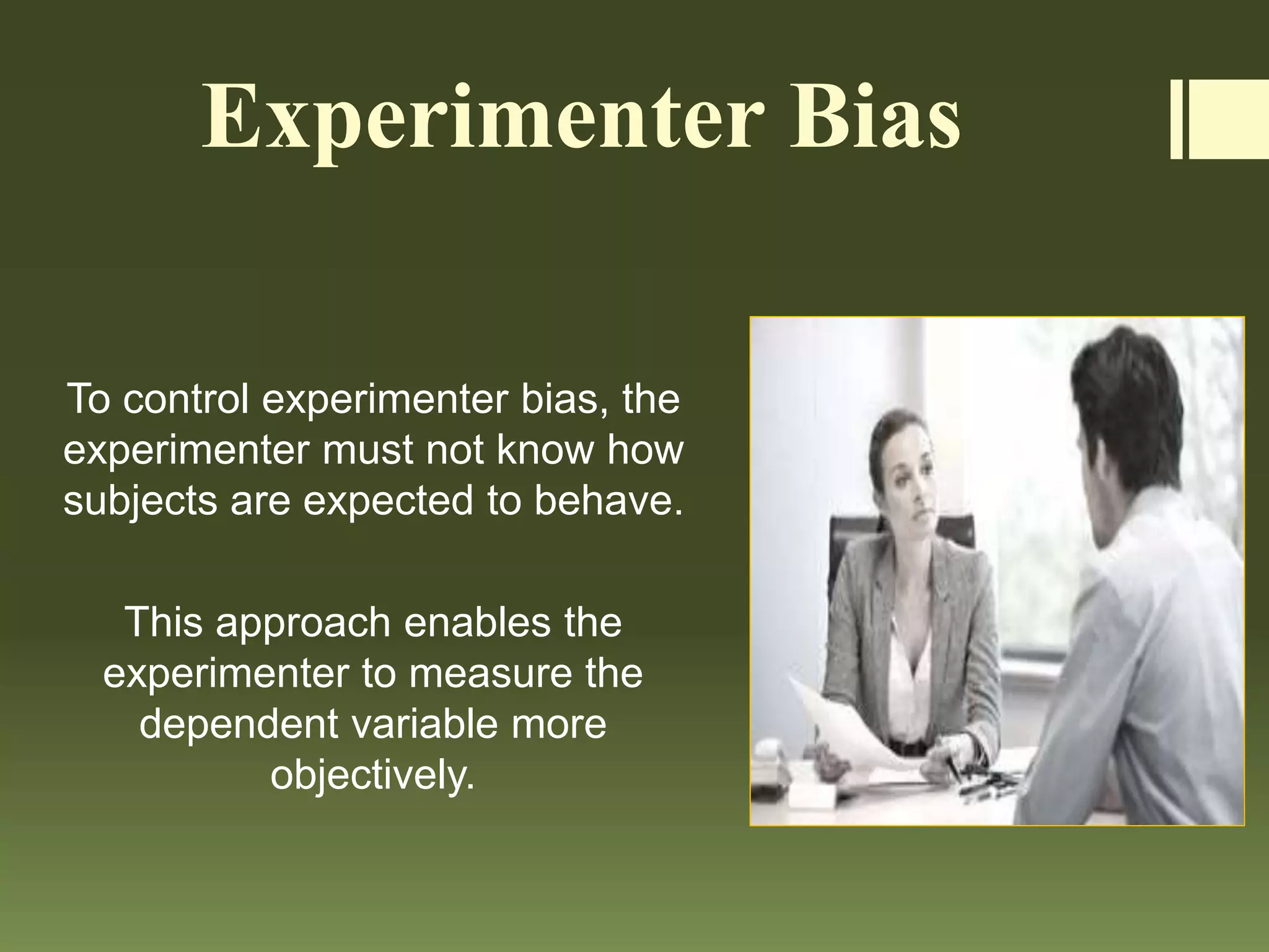 Extraneous Variables in Experiments | PPT