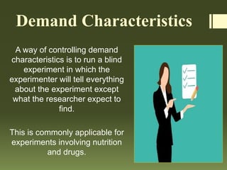 Extraneous Variables in Experiments | PPTX