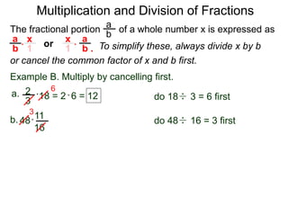1 f3 multiplication and division of fractions | PPTX