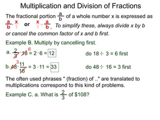 1 f3 multiplication and division of fractions | PPTX
