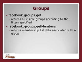 Alphageeks meetup - facebook api | PPT