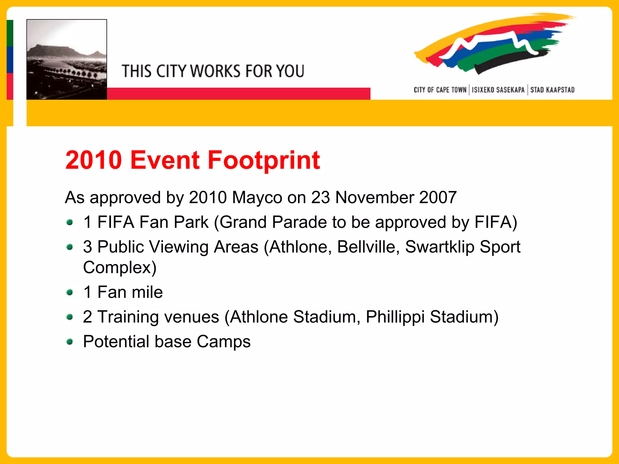 1. Fan Park Footprint L De Reuck | PDF