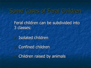 1 Feral Children Presentation | PPT