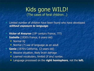 Isabelle Feral Child