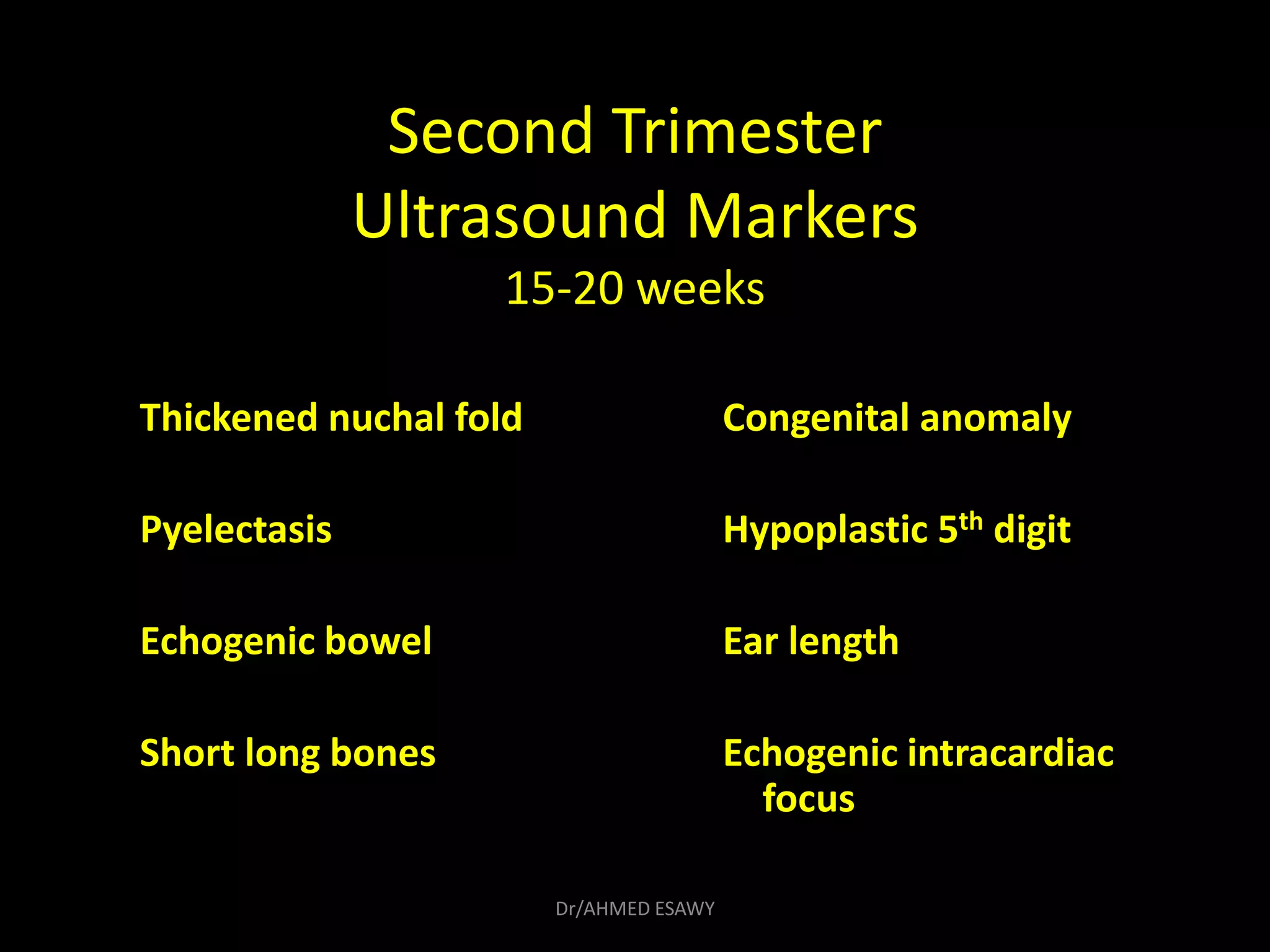 1-fetal genetic ultrasound Dr Ahmed Esawy | PDF