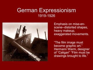 Film forms & allegories-studios, early cinema,narration | PPT