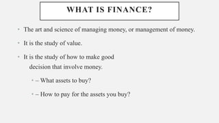 Financial Management-introduction | PPT
