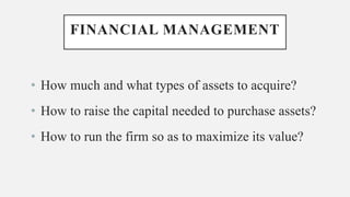Financial Management-introduction | PPT