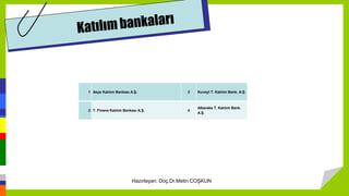 1. Finansal Sistem ve Bankalar | PPT