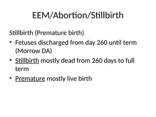 obstetrics and genital diseases introduction | PPTX
