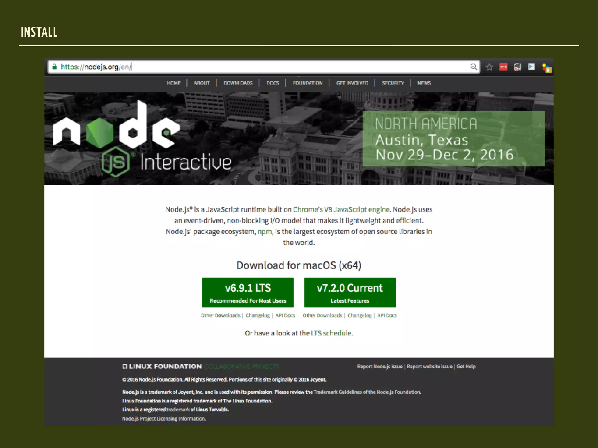 First Step Into NodeJS World | PPT