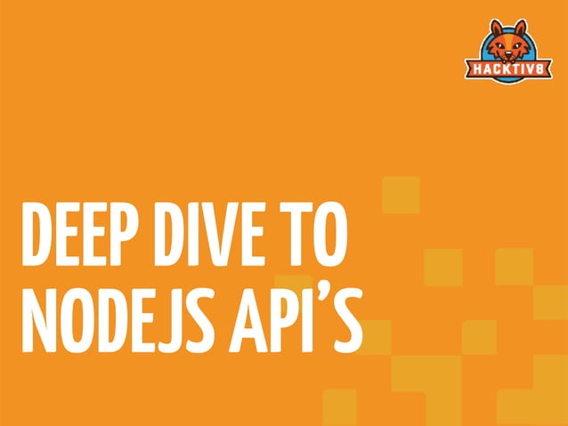 First Step Into NodeJS World | PPT