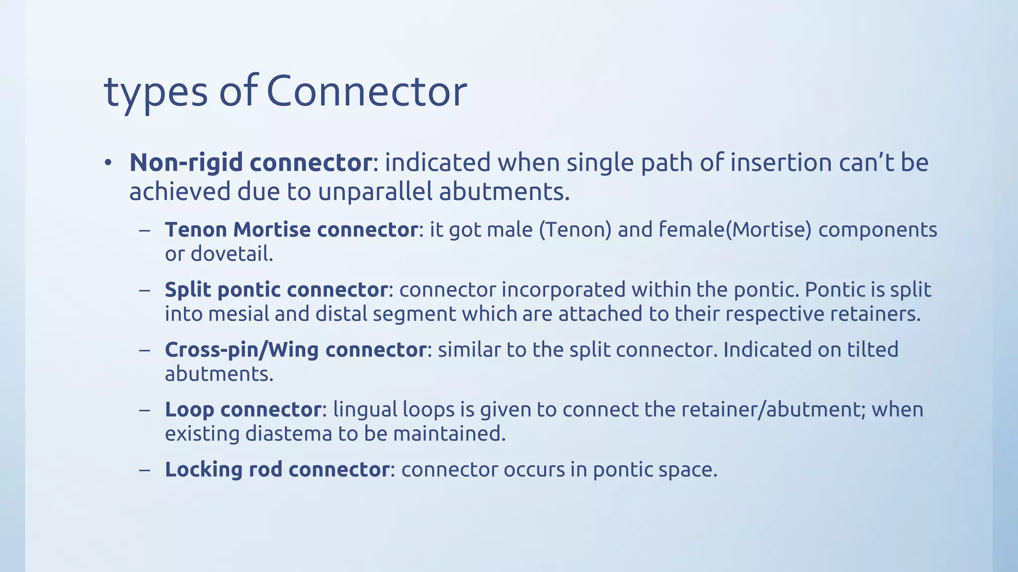 1/2 Fixed Partial Dentures (FPD) Introduction & Basics @ Faryal | PDF